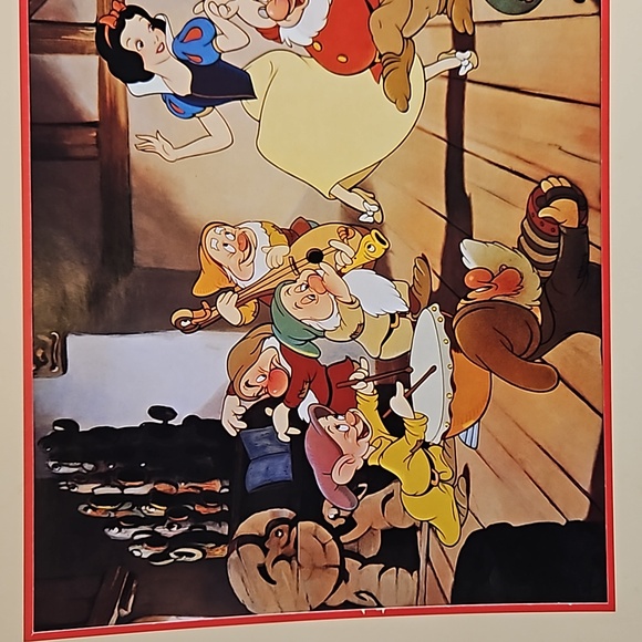 Disney | Art | Walt Disneys Snow Whites Lithograph Of 3 114 Posters ...